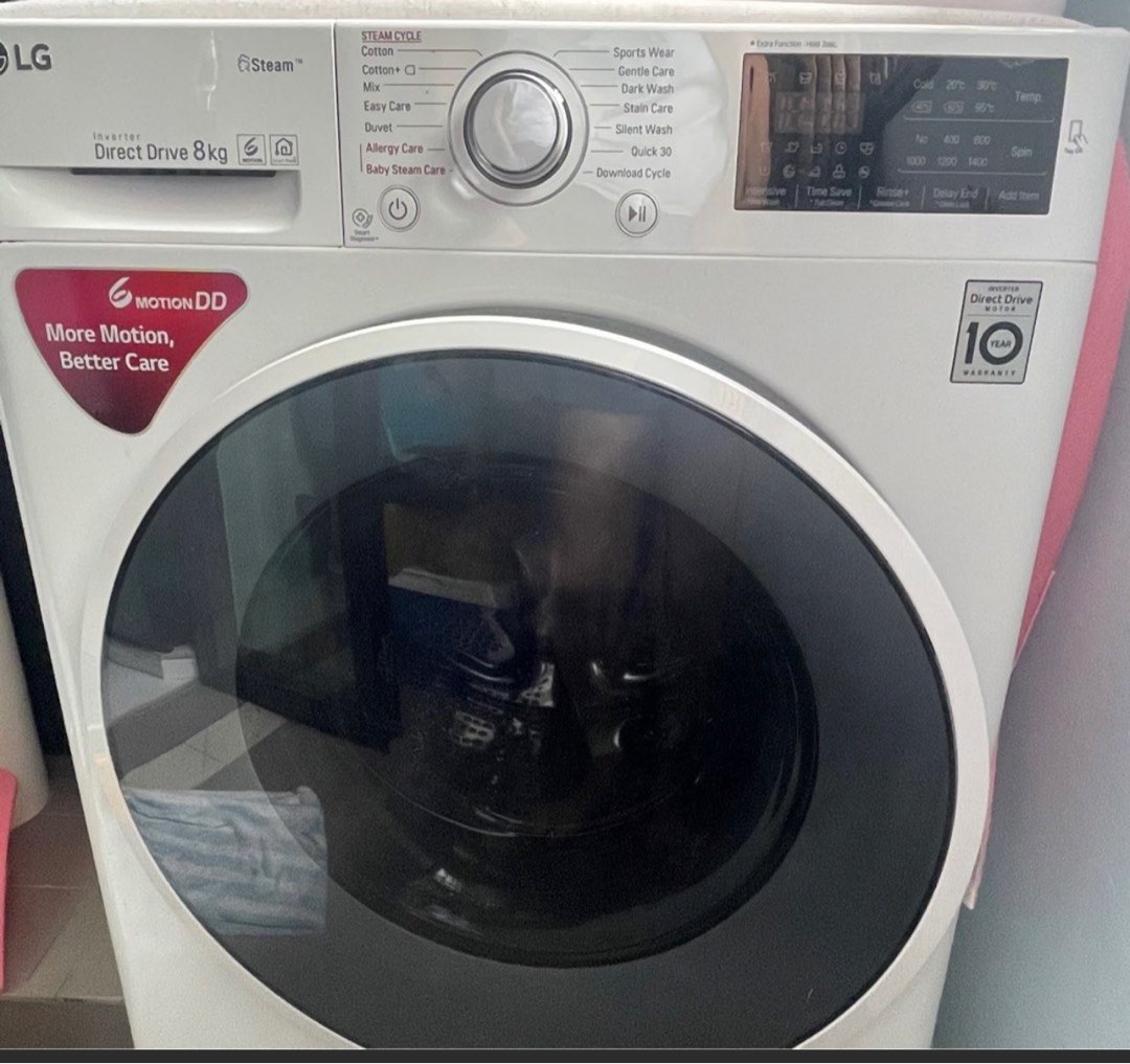 Fast deal - LG washing machine 8KG, TV & Home Appliances, Washing ...