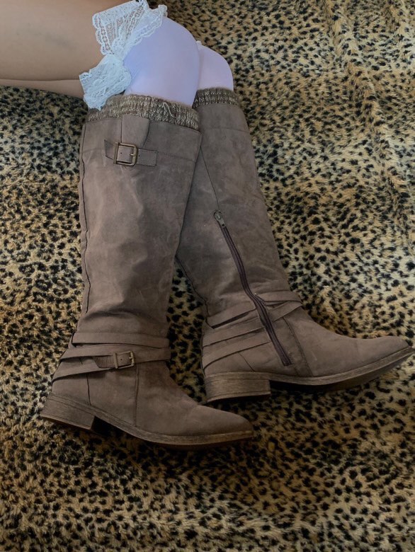 Fatal Frame Inspired Brown Knee Boots, Women's Fashion, Footwear, Boots ...
