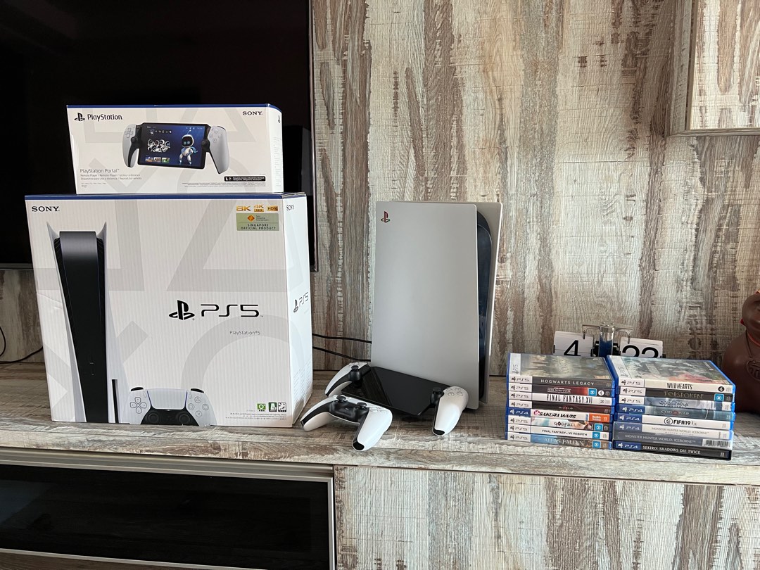 FIRESALE PS5 Playstation 5 Full Set OG Fat Console with Disc Drive ...