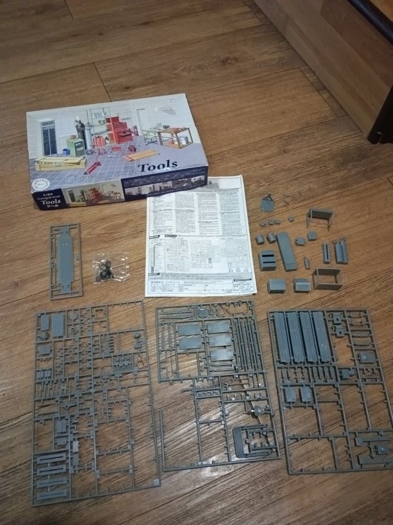 Fujimi - Garage Tools no 1, model kit, 1:24 scale, diorama, partially ...