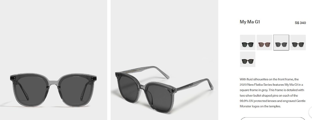 Gentle Monster My Ma, Women's Fashion, Watches & Accessories ...