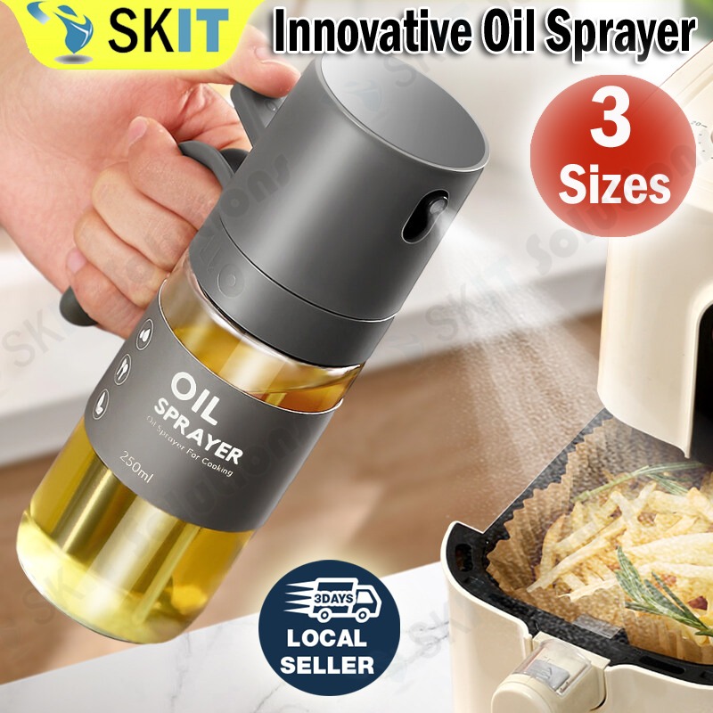 Glass Oil Spray Bottle Kitchen Cooking Oil Pot Sprayer Leakproof Air ...