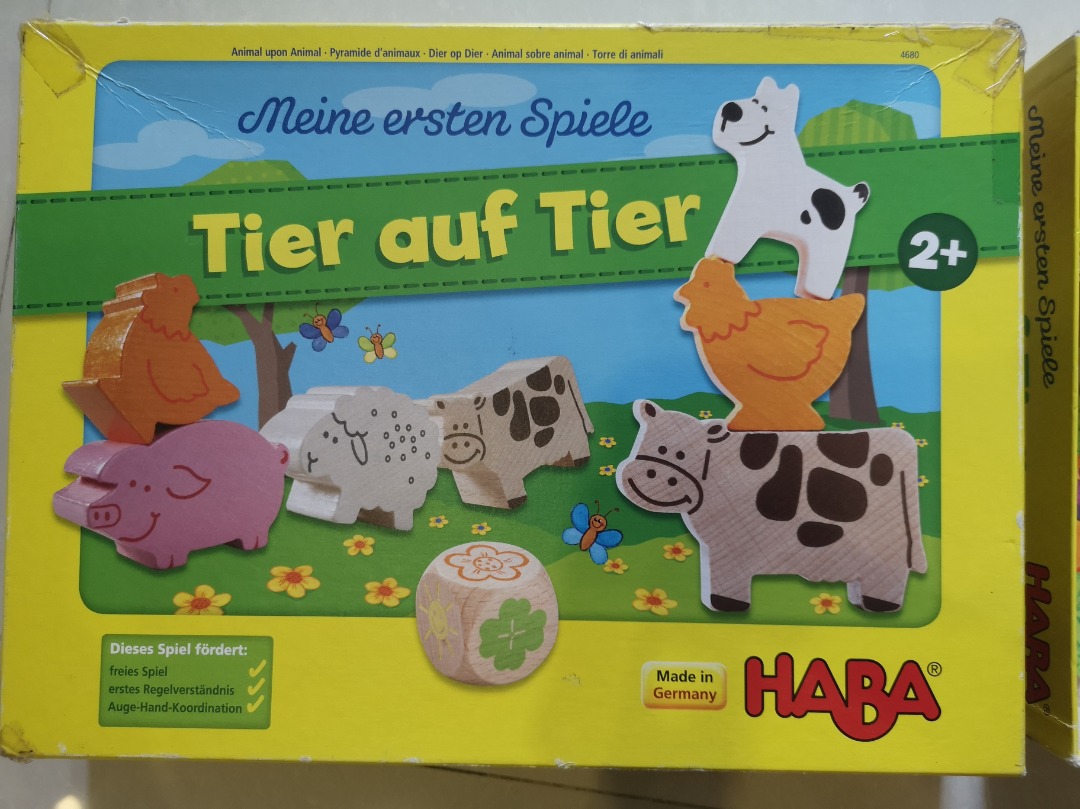 Haba Animal Upon Animal made in Germany, Hobbies & Toys, Books ...