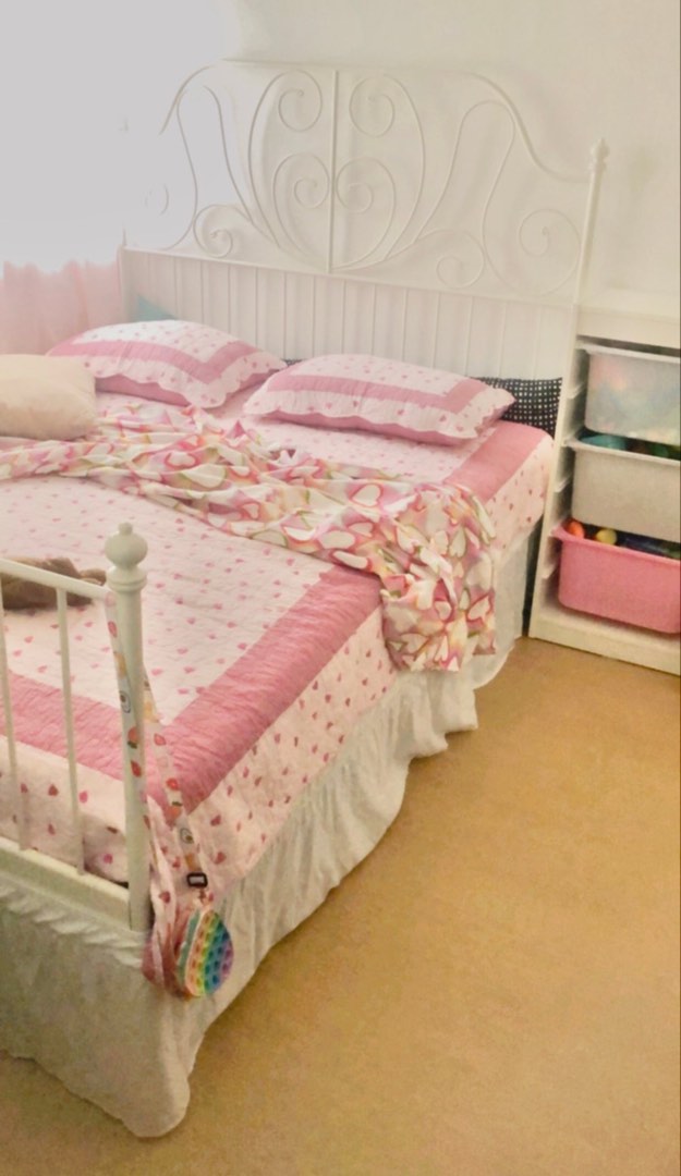 Ikea Leirvik (Queen), Furniture & Home Living, Furniture, Bed Frames ...