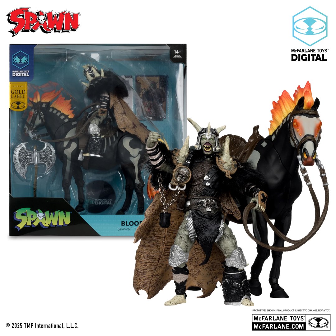 Incoming ‼️McFarlane Spawn The Dark Ages Blood Axe w horse 2-pack, Hobbies & Toys, Toys & Games ...