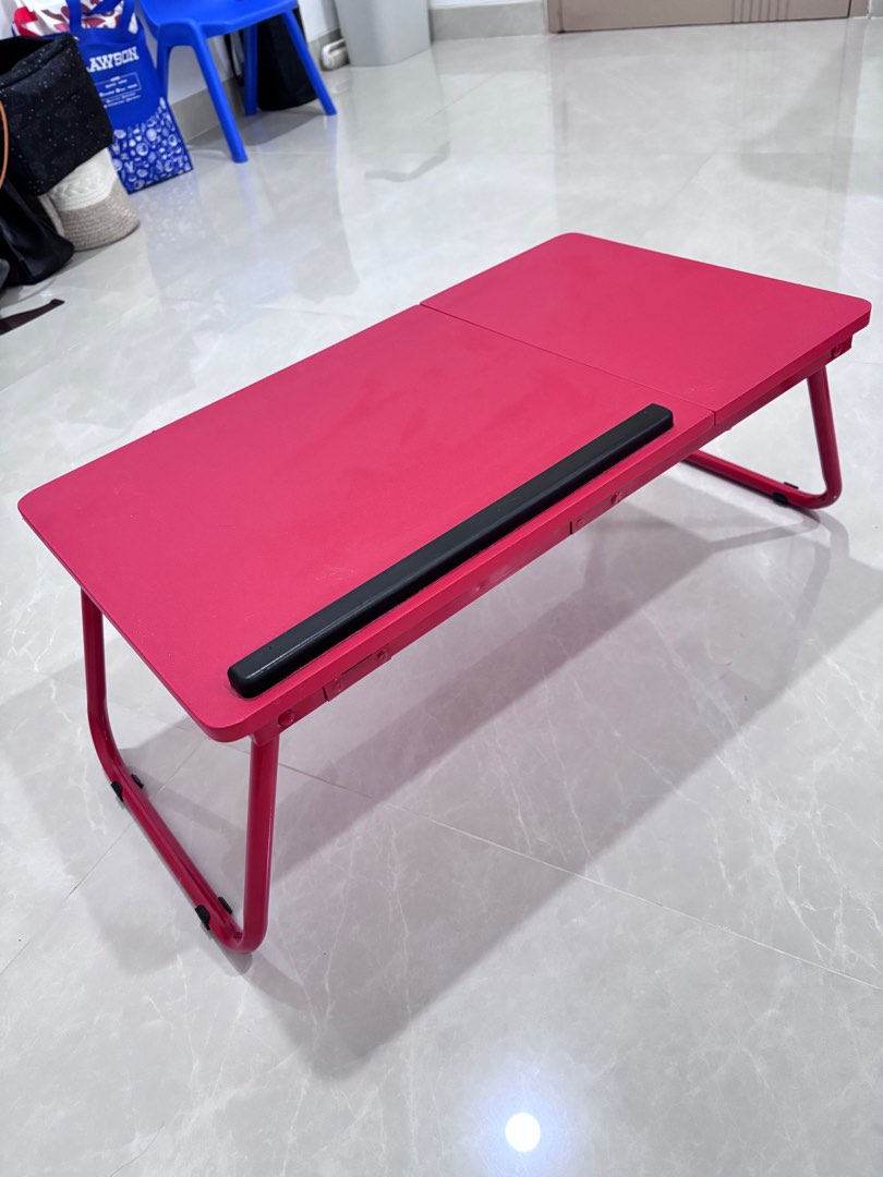 Informa Oxy Meja Laptop Lipat - Merah Folding Table Foldable Study Desk ...