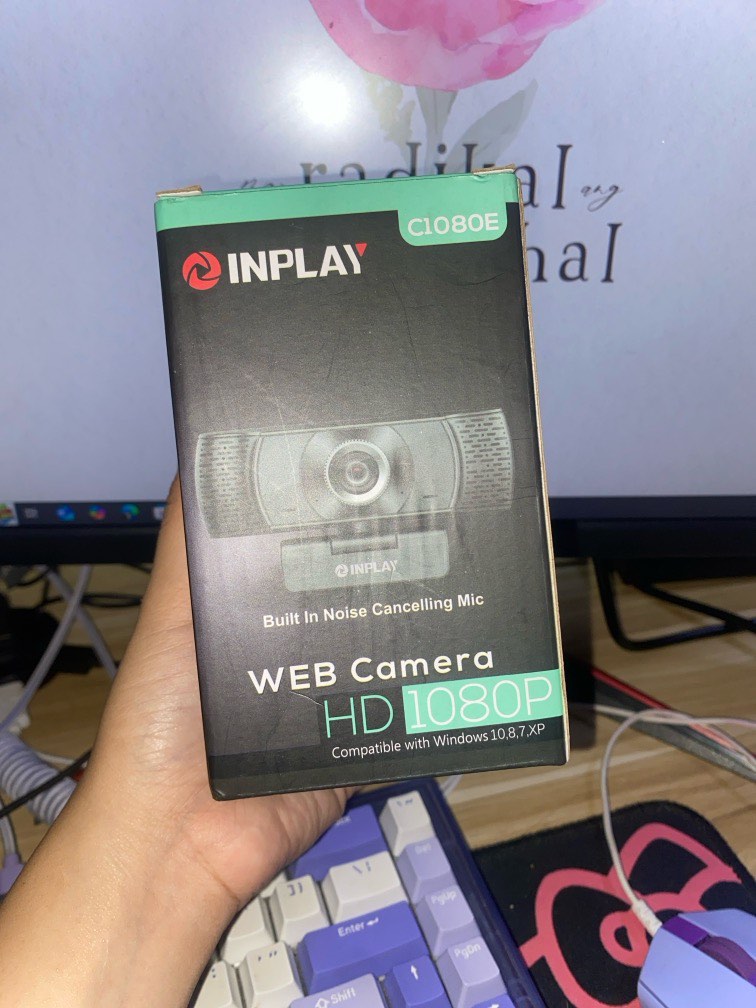 InPlay Webcam HD 1080P, Computers & Tech, Parts & Accessories, Webcams ...