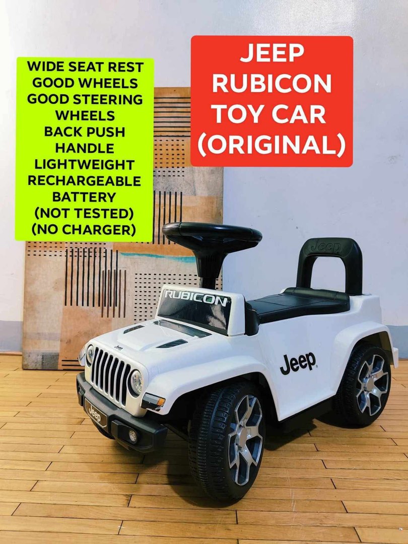 JEEP (RUBICON) BRAND IMPORTED FROM JAPAN TOY CAR (RECHARGEABLE) NOT ...