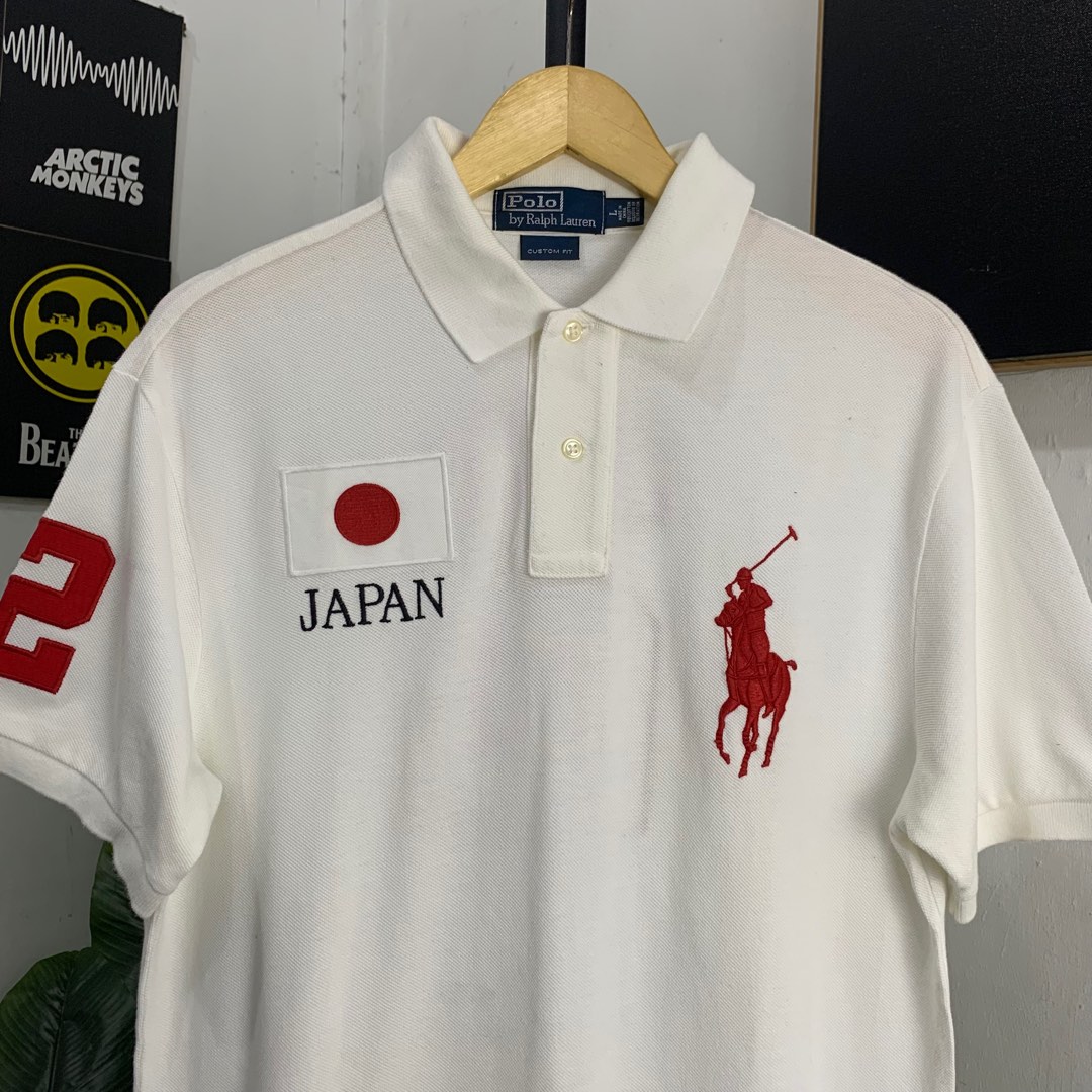 Kaos Kerah POLO RALPH LAUREN JAPAN Big Horse Pony, Fesyen Pria, Pakaian ...