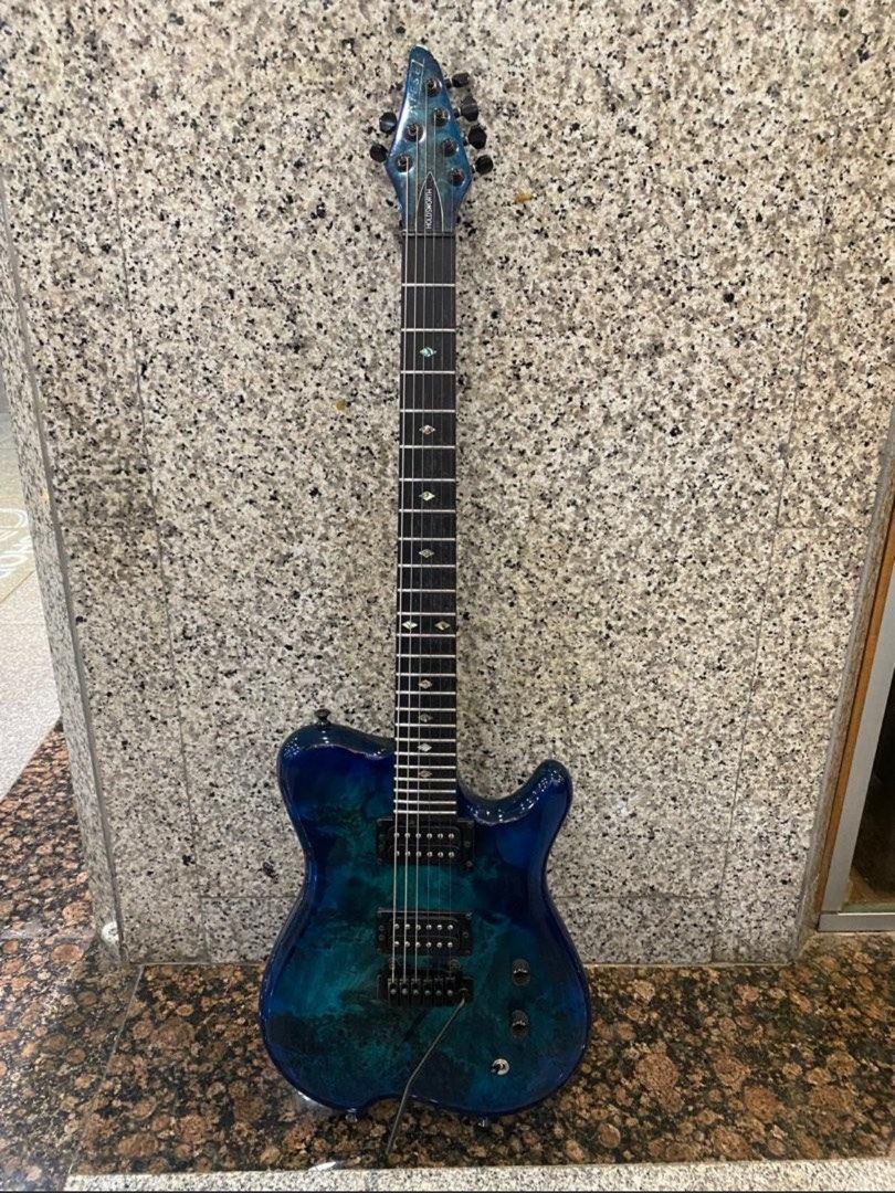 Kiesel Allan Holdsworth HH2 Semi Hollow Poplar Burled Top Electric ...