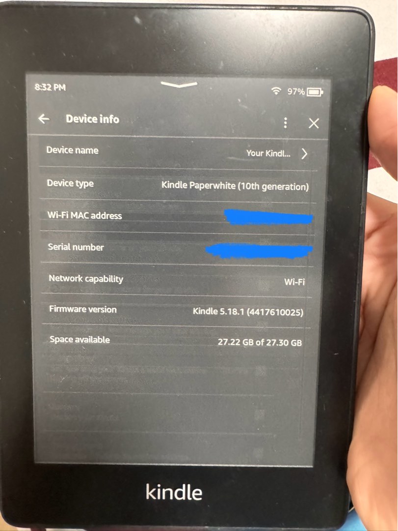Kindle Paperwhite 10th gen, Mobile Phones & Gadgets, E-Readers on Carousell