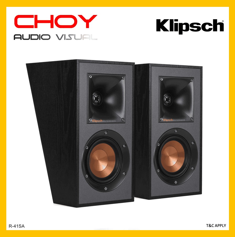 Klipsch R-41SA Dolby Atmos Elevation / Surround Speaker (1 Pair), Audio, Soundbars, Speakers ...