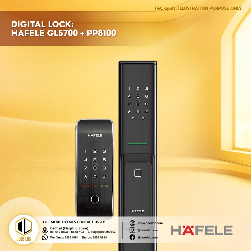 Lock/ Hafele/ Gate Lock/ Door Lock/ Digital Lock/ Security Lock/ Safety ...