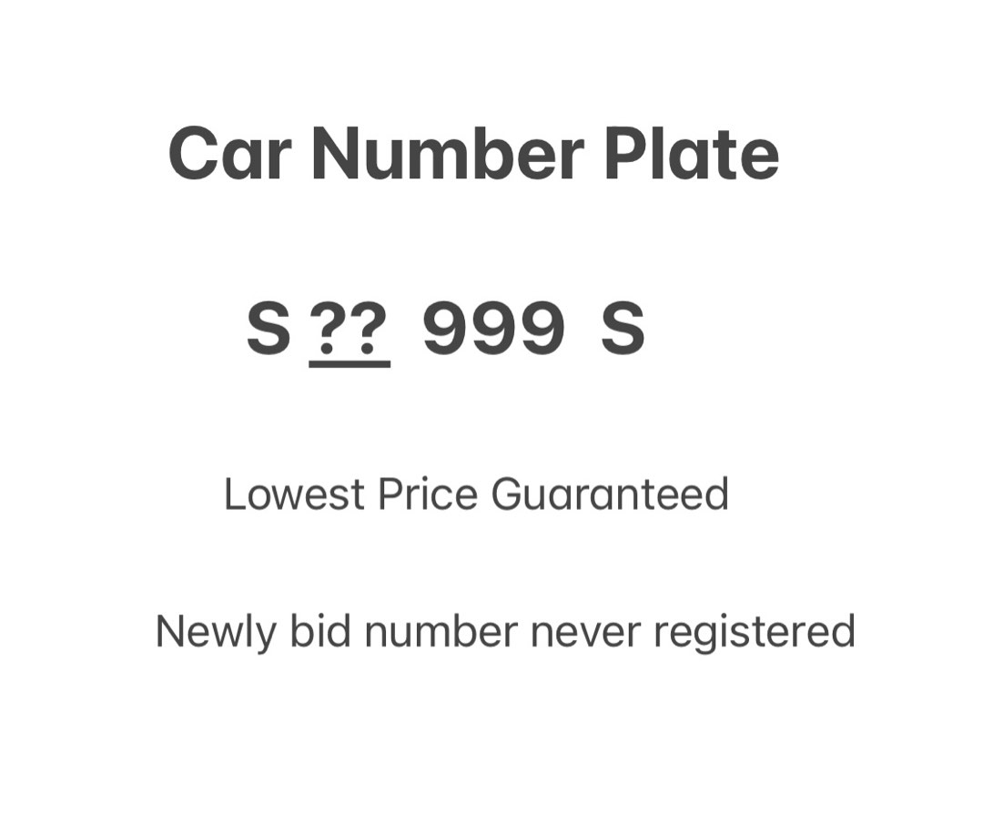 Cheapest 999 car number plate in the Market. Golden Number CarPlate 999 ...