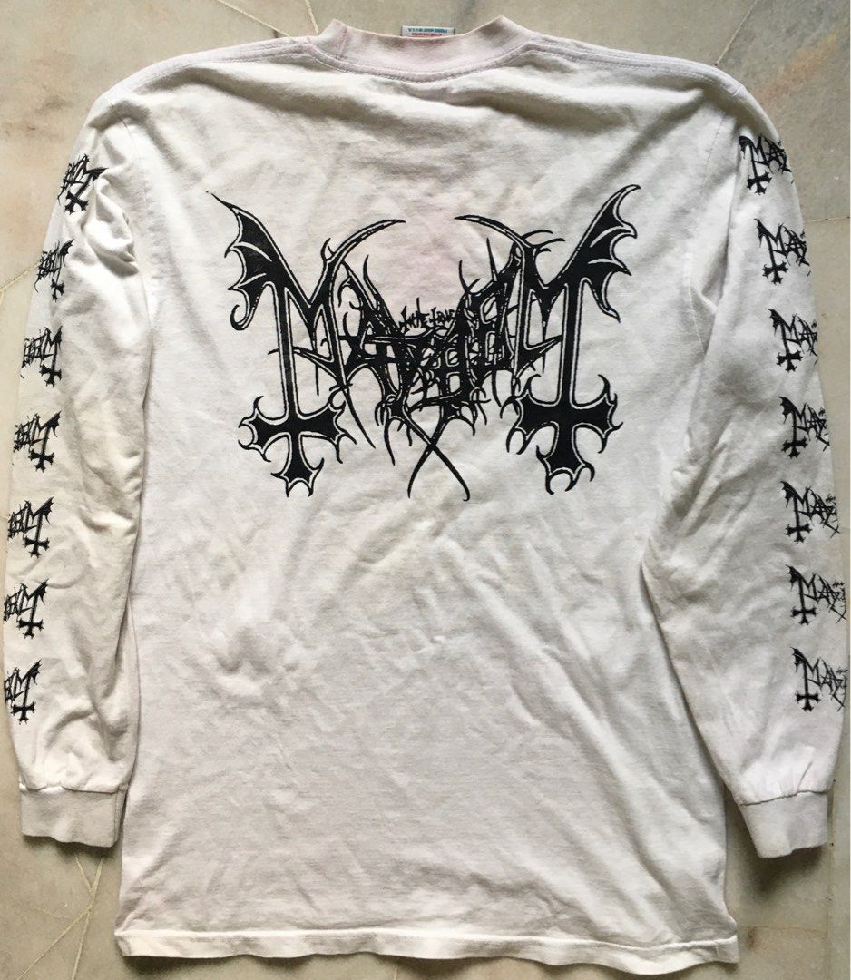 MAYHEM PURE ARMAGEDDON LONG SLEEVE Shirt Morbid Nargaroth Impaled ...