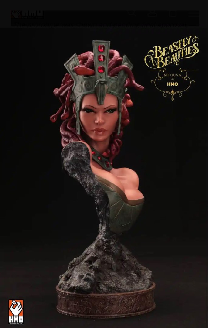HMO Medusa Statue Bust, Hobbies & Toys, Toys & Games on Carousell