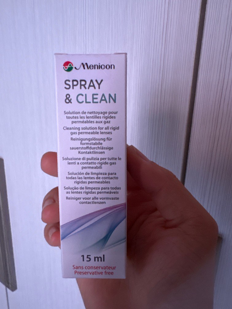 Menicon Spray and Clean, Beauty & Personal Care, Vision Care on Carousell