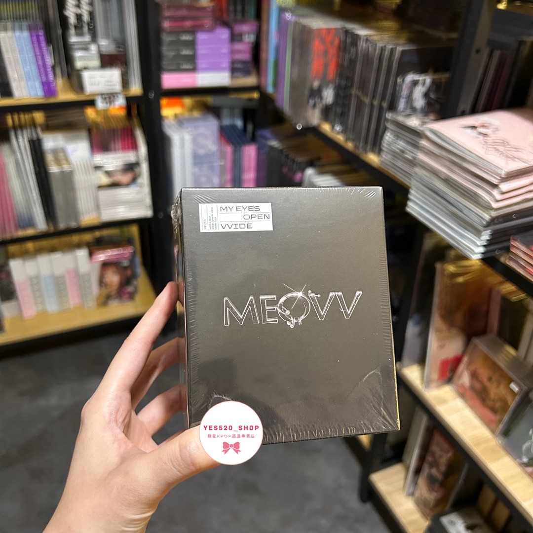 MEOVV 1st EP Album My Eyes Open VVIDE Jelly Paw Ver., 興趣及遊戲, 收藏品及紀念品, 韓 ...