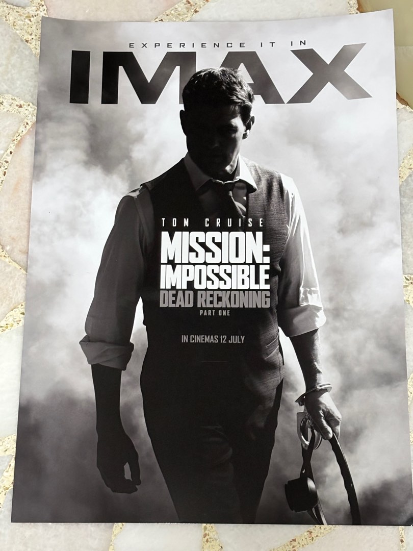 Mission Impossible: Dead Reckoning & The Final Reckoning movie posters ...