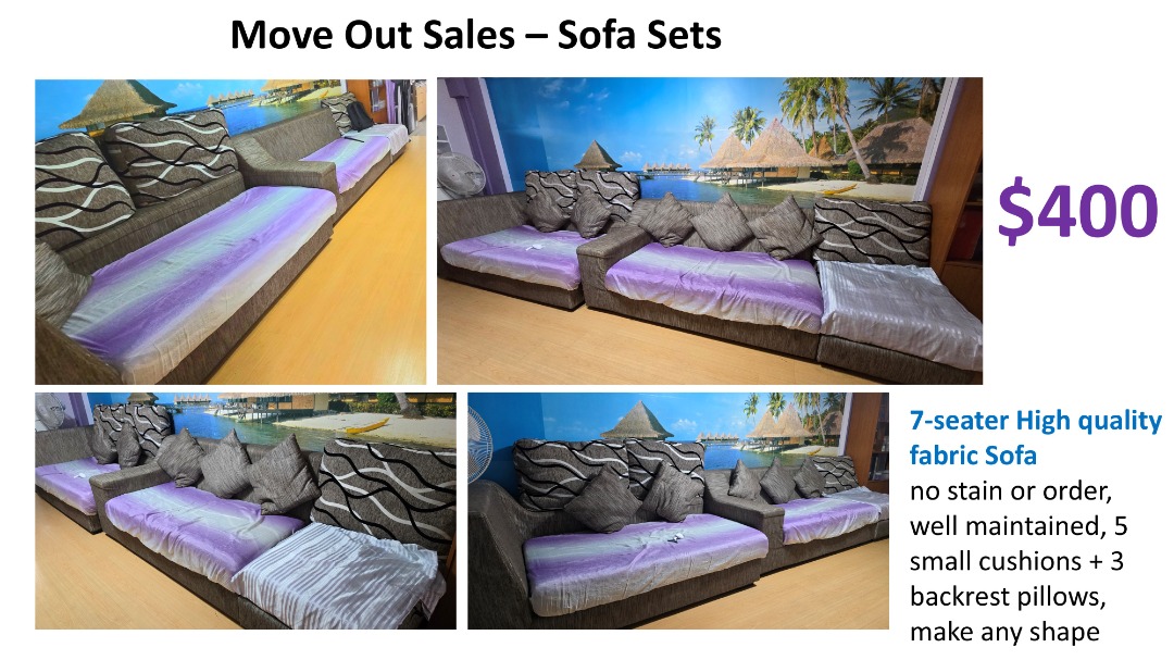Move out sales - Furniture Items (Beds, Cabinets, Sofa, Drawers, Tables ...