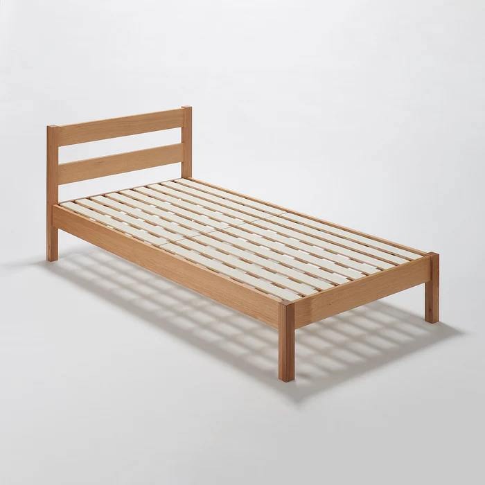 Muji Solid Oak Wood Single Bed Frame, Furniture & Home Living, Furniture, Bed Frames ...