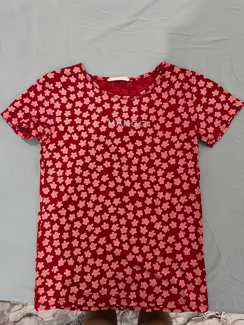 NEVER BEEN USED!! MANGO Red Top (M) Very stretchable can fit to Small ...