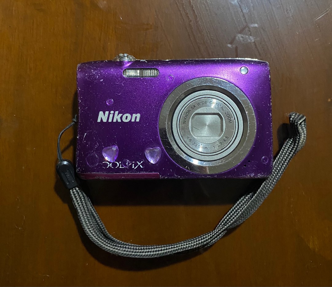 Nikon Coolpix A100 Purple Digicam Digital Camera, Photography, Cameras ...