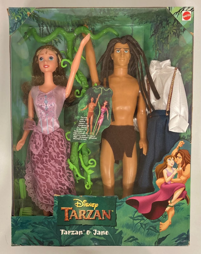 NRFB MATTEL Tarzan and Jane Doll BARBIE Disney VINTAGE, Hobbies & Toys, Toys & Games on Carousell
