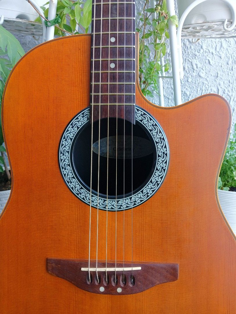 OVATION CELEBRITY GUITAR 2004 MADE IN KOREA, Hobbies & Toys, Music ...