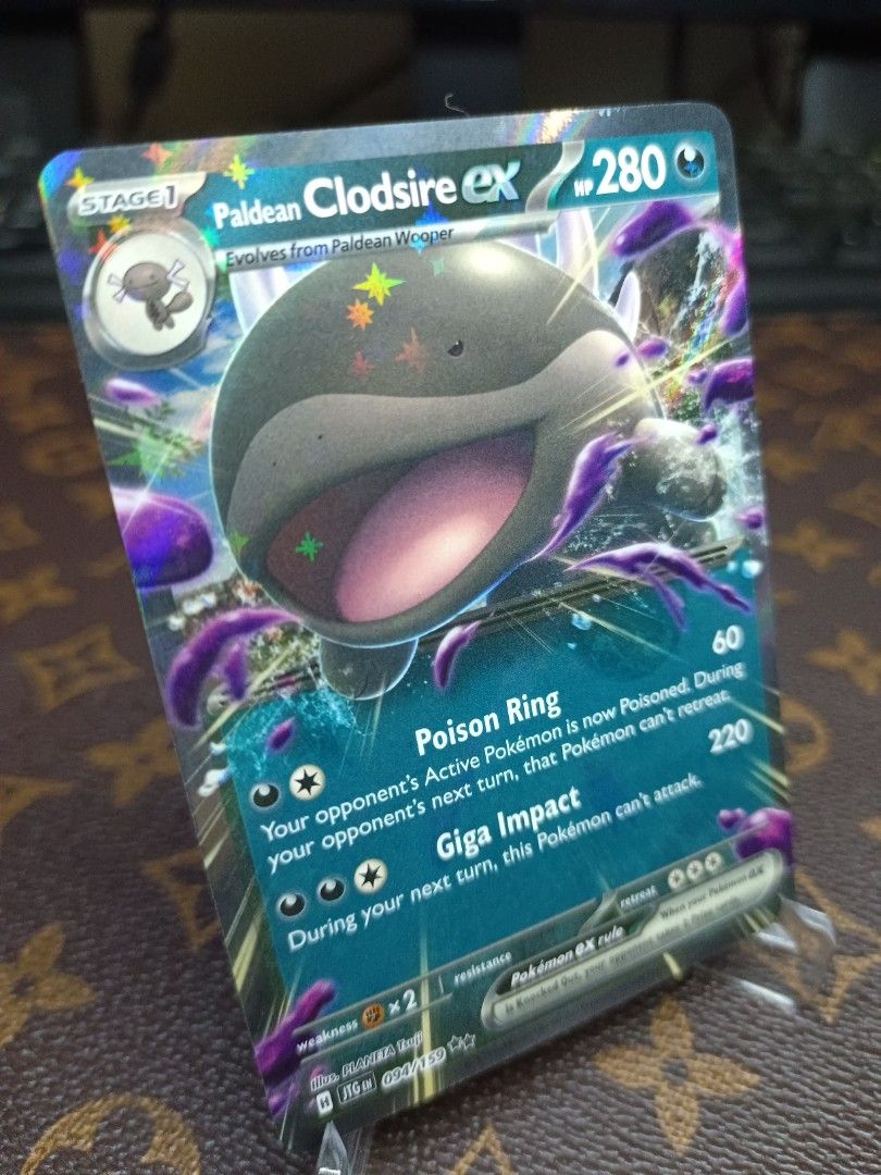 Paldean Clodsire ex - 094/159 Ultra Rare (Journey Together) Pokemon ...