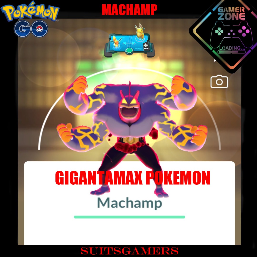 Pokemon GO - Gigantamax Machamp [GIGANTAMAX POKEMON], Video Gaming ...