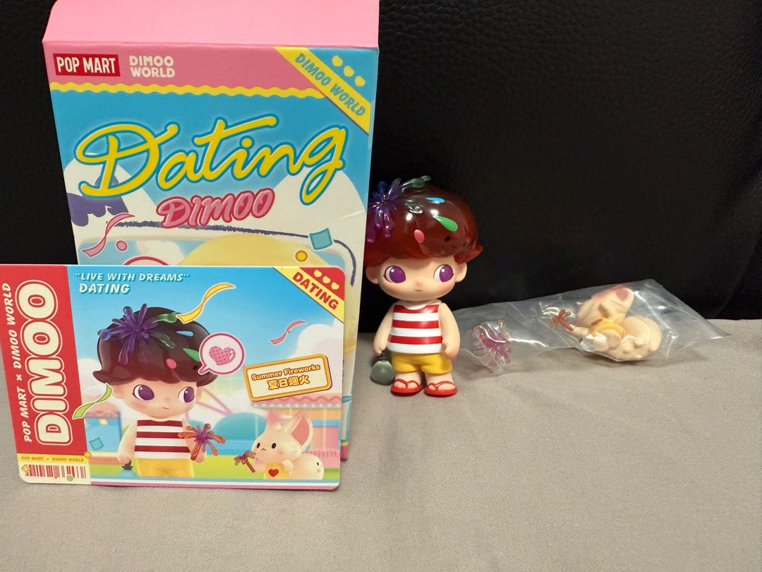 Popmart Dimoo Summer firework, Hobbies & Toys, Toys & Games on Carousell