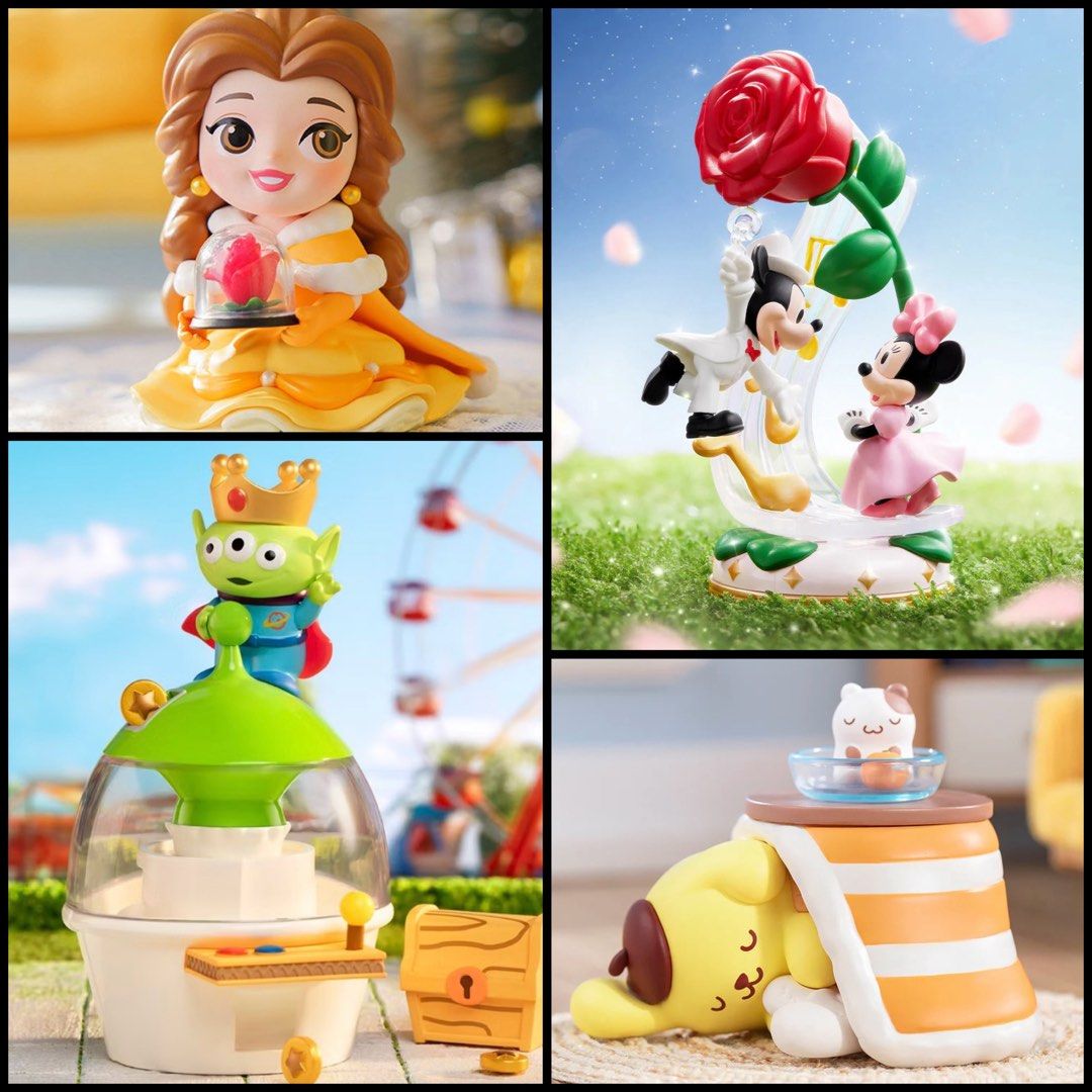Popmart Disney Princess Winter Gift Series | Belle And Rose| Snow White ...