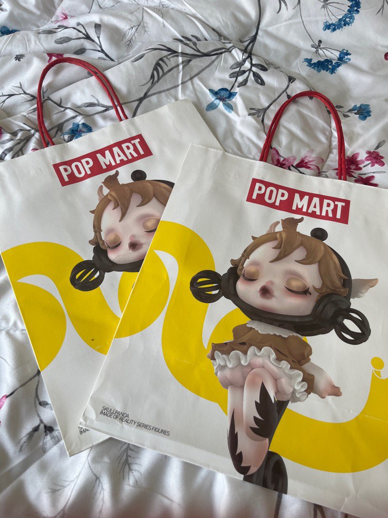 Popmart paper bag, Hobbies & Toys, Toys & Games on Carousell
