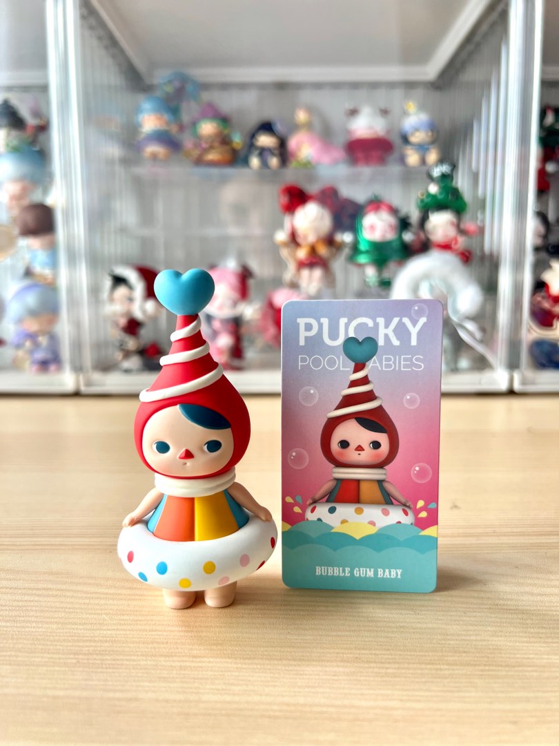 Popmart Pucky Pool Babies Bubblegum Baby, Hobbies & Toys, Toys & Games ...