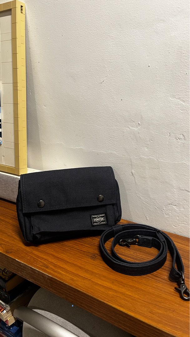 Porter Smoky Denim Bag, Fesyen Pria, Tas & Dompet , Tas Selempang di ...