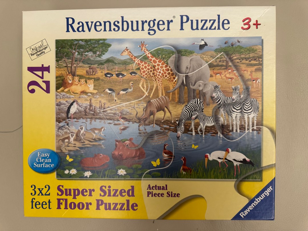 Ravensburger puzzle - Super sized floor puzzle, 3x2 feet!, Hobbies ...