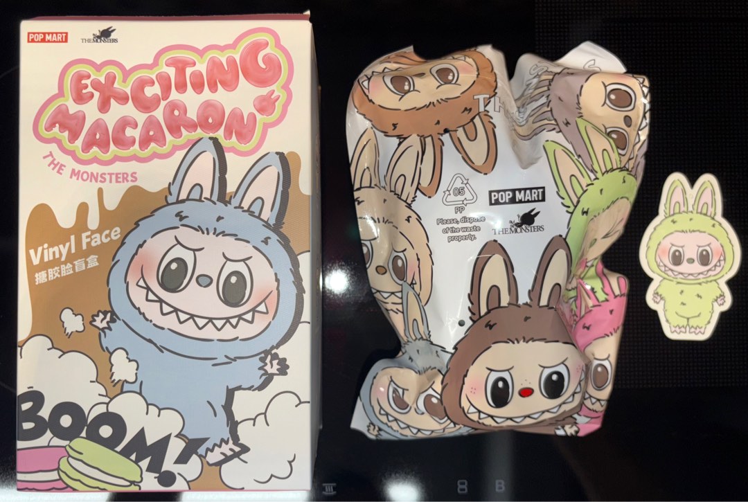 Selling Labubu V1 Exciting Macaron Green Grape Brand New, Hobbies ...