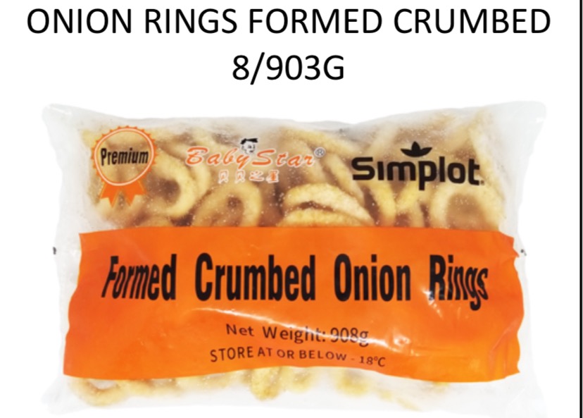 Simplot Onion Rings 908g, Halal, Food & Drinks, Packaged & Instant Food ...