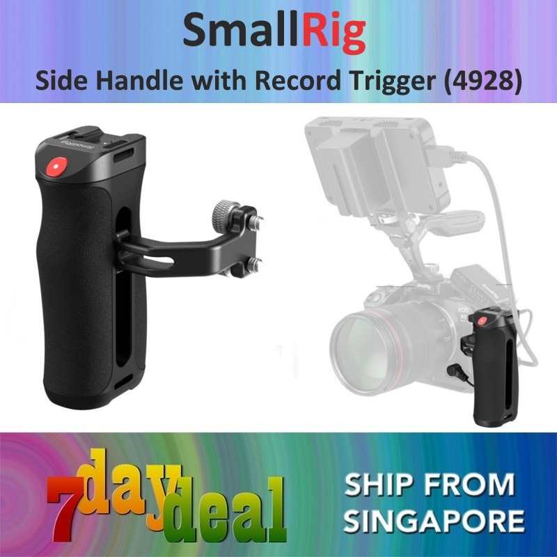 SmallRig Side Handle with REC Record Start / Stop Remote Trigger (4928 ...