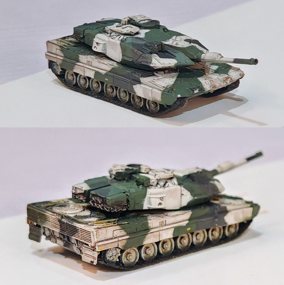 Takara World Tank Museum 1:144 Stridsvagn 122 Strv 122 Winter Camo ...