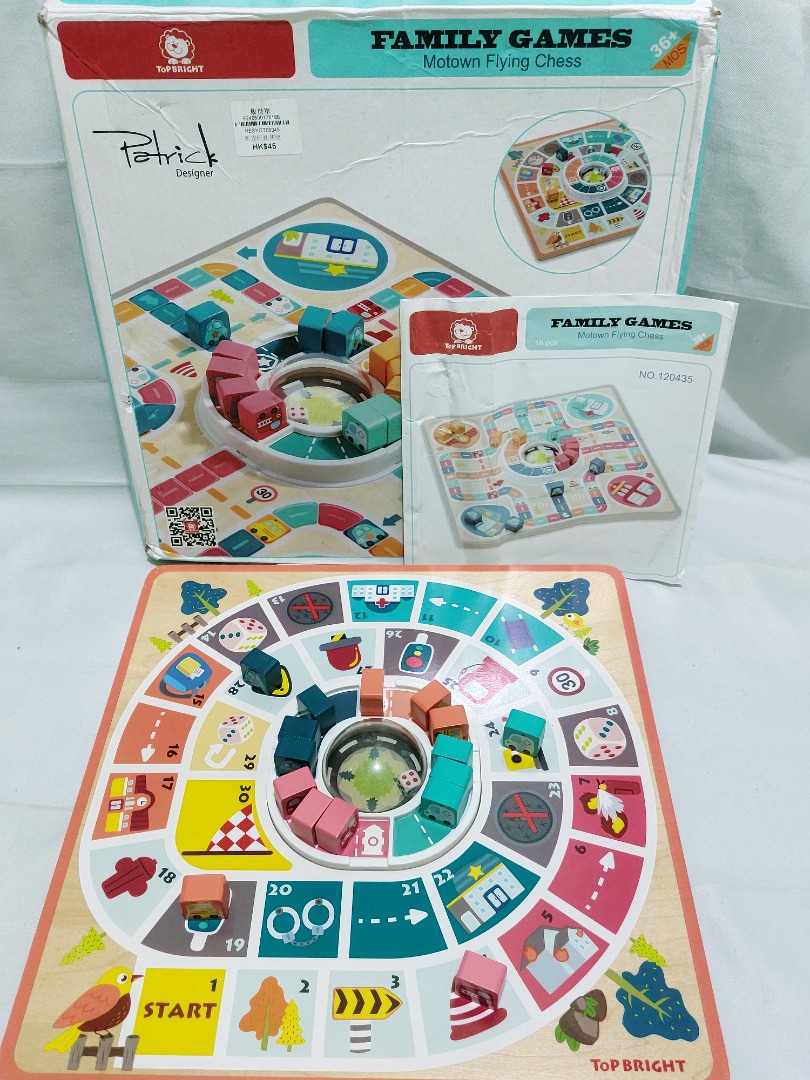 Top Bright Motown Flying Chess Family Game, Hobbies & Toys, Toys ...