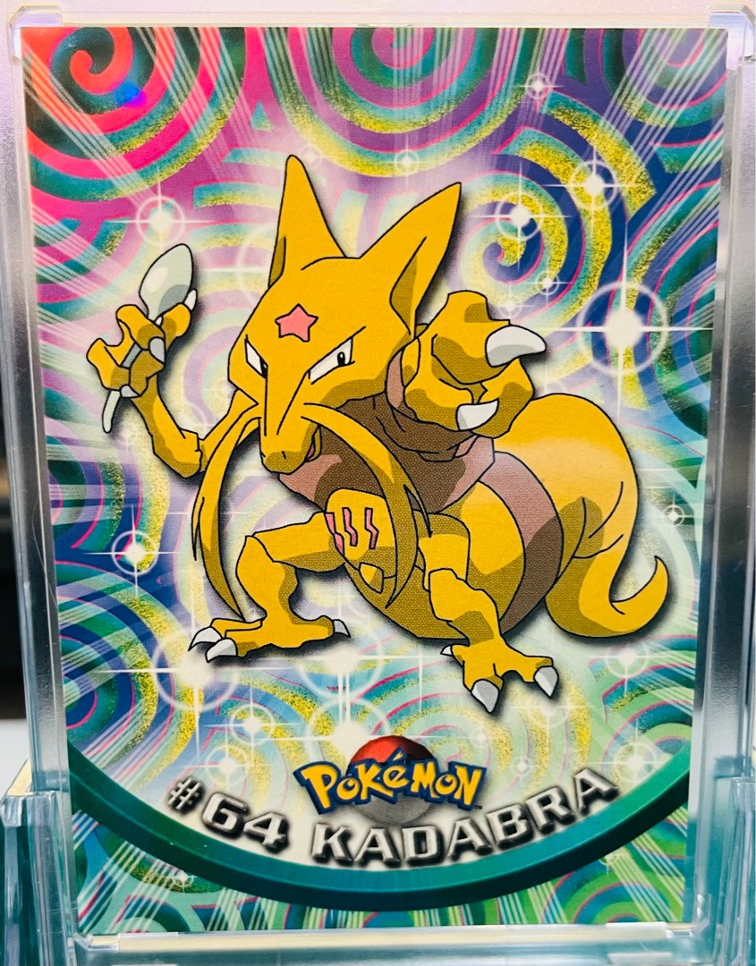 Topps Pokemon Series 1 - Kadabra #64, Hobbies & Toys, Toys & Games on ...
