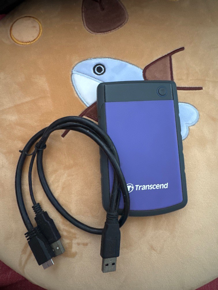 Transcend external Hard rive 750 GB, Computers & Tech, Parts ...