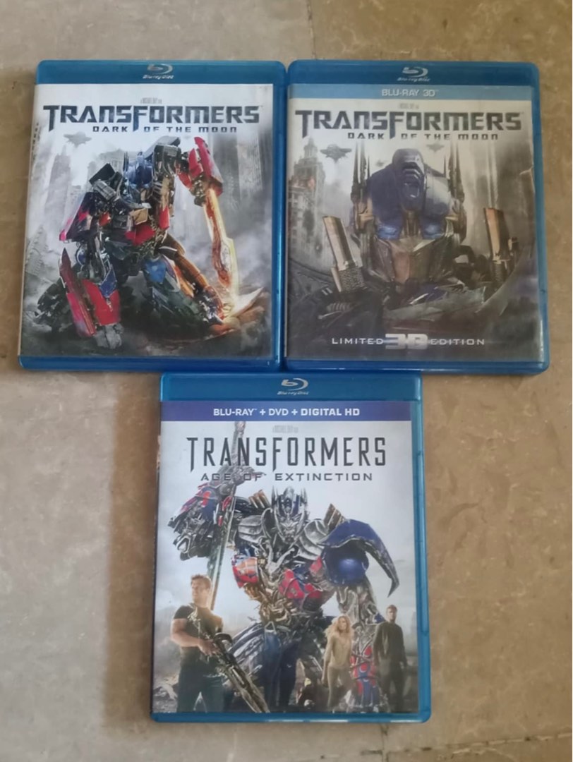 Transformers Blu Ray CDs, TV & Home Appliances, TV & Entertainment, Blu ...
