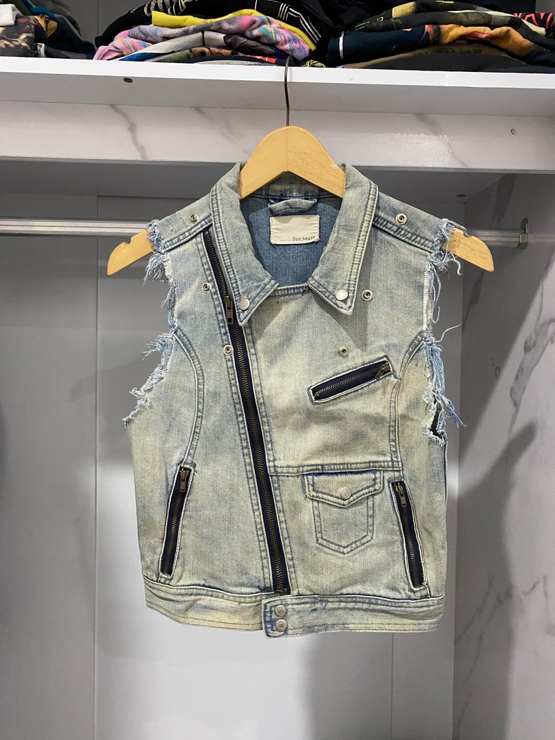 Vest women baby denim lgb vkei y2k diesel ppfm hysteric, Fesyen Wanita ...