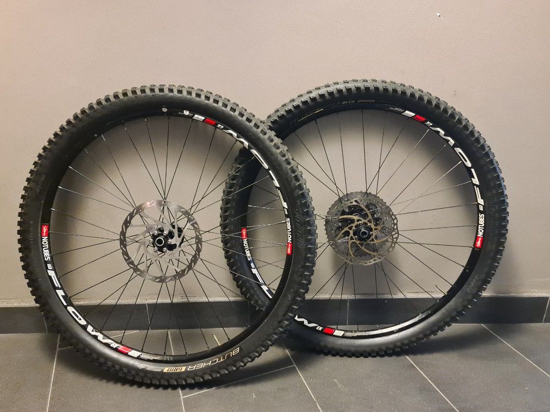 Boost Wheelset FLOW EX NOTUBES ES rims with hope hope pro2 evo 40T hub ...