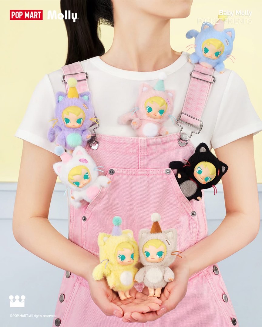 WTS BNIP Popmart Baby Molly Pocket Friends Vinyl Plush Pendant Blind ...