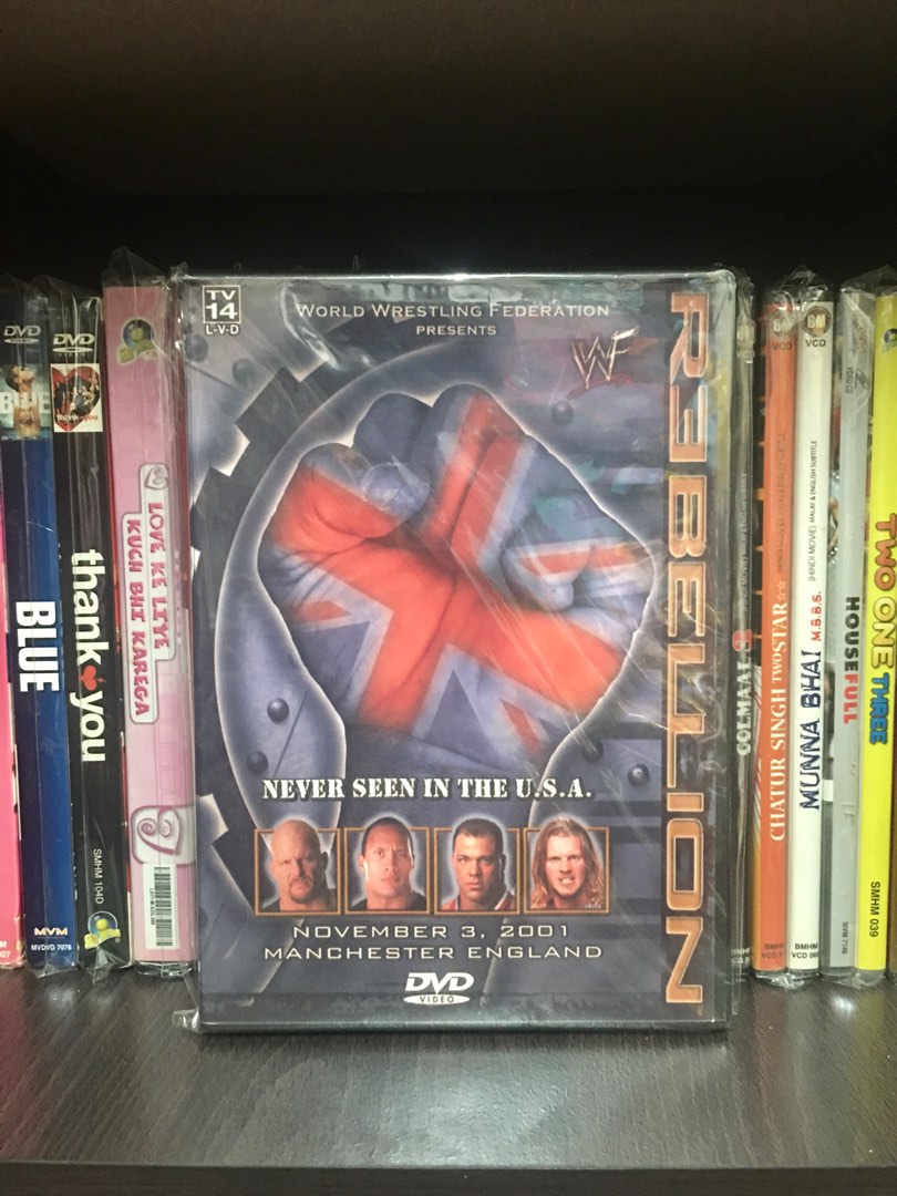 WWE WWF WRESTLING GUSTI NONE ORIGINAL SILVER VERSION PIRATE DVD NEW ...