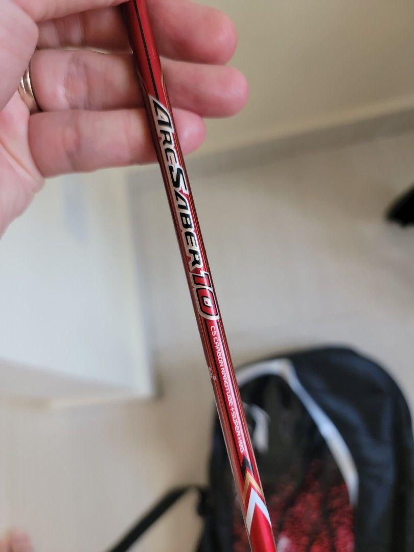 Yonex Arcsaber 10 badminton racquet, Sports Equipment, Sports & Games ...